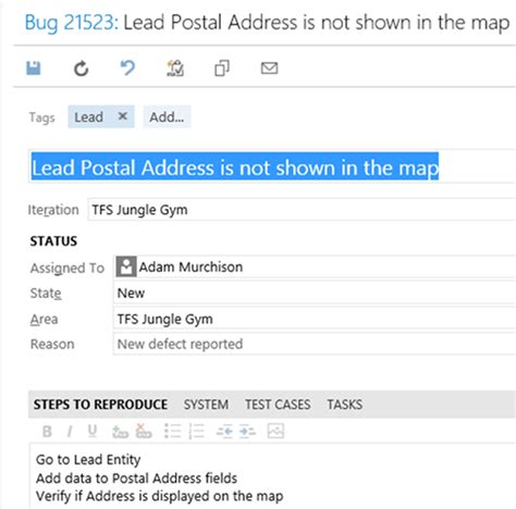 how to create bulk bugs in tfs using excel microsoft dynamics crm