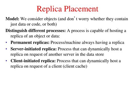 Ppt Data Replicas And Placement Strategies In Distributed Systems Powerpoint Presentation Id