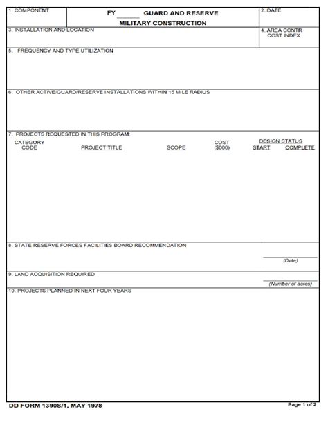 Dd Form 1375 Printable Form 2025