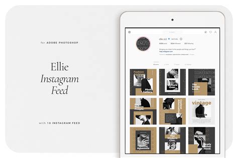 Ellie Instagram Feed On Behance
