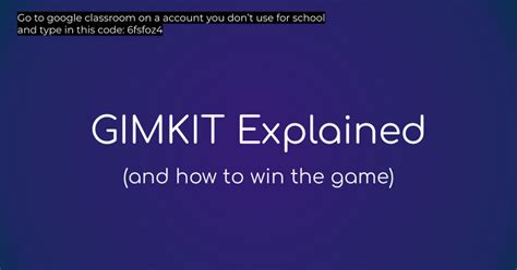 Gimkit Explained A Helpful Page Where You Can Learn About Gimkit Fandom