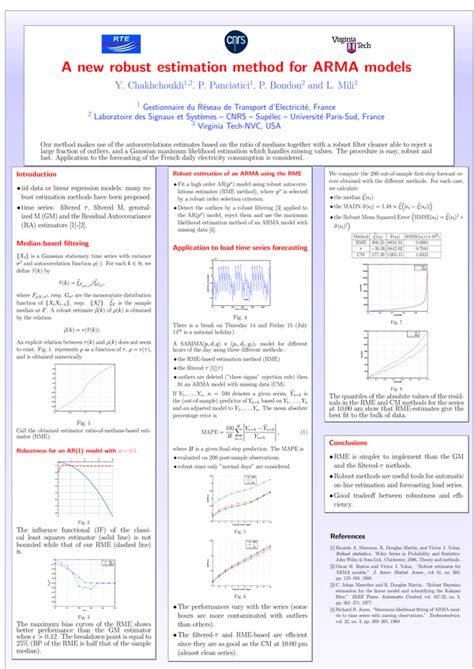 Pdf A New Robust Estimation Method For Arma Models