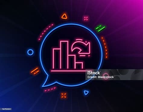 Decreasing Graph Line Icon Column Chart Sign Vector Stock Illustration Download Image Now Istock