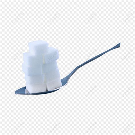 설탕 화이트 감미료의 숟가락 강청색 몸짓 자당 Png 일러스트 무료 다운로드 Lovepik