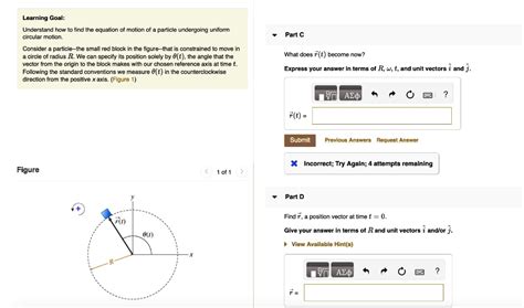 Learning Goal Understand How To Find The Equation Circular Motion