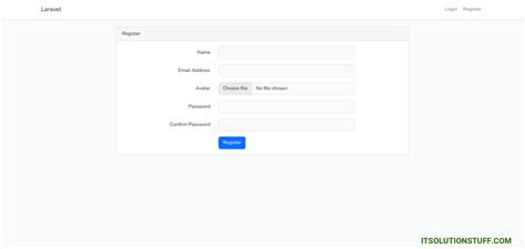 Laravel How To Upload Picture In Registration Form ItSolutionstuff