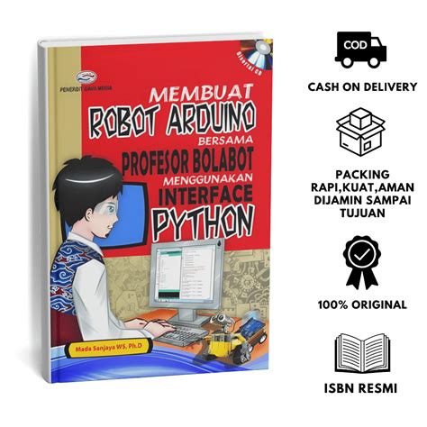 Jual Membuat Robot Arduino Bersama Profesor Bolabot Menggunakan Interface Python Shopee Indonesia