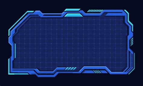 Premium Vector Abstract Futuristic Interface Hud Technology Frame