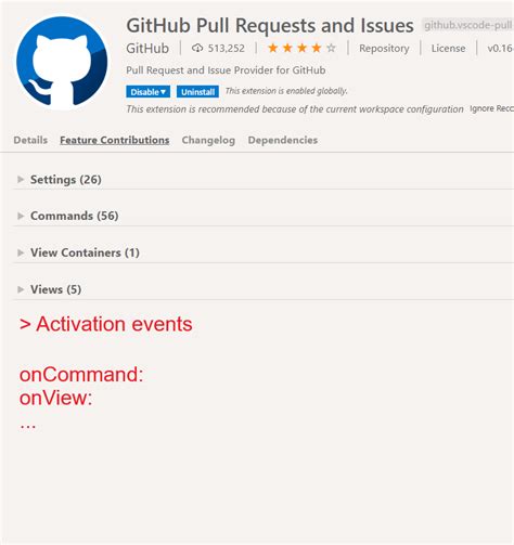Show Activation Events In Feature Contributions · Issue 99971 · Microsoftvscode · Github