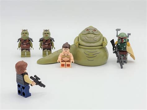 Jsltcustoms Star Wars Custom Set Jabba Han Solo Slave Leia Boba Fett Abs Material Walmart Com