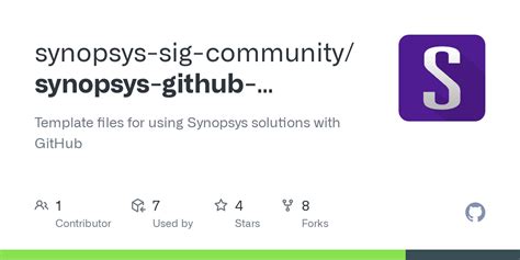 Github Synopsys Sig Communitysynopsys Github Templates Template