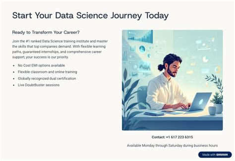 Ppt 6 Months Data Science Course In Bangalore Powerpoint Presentation