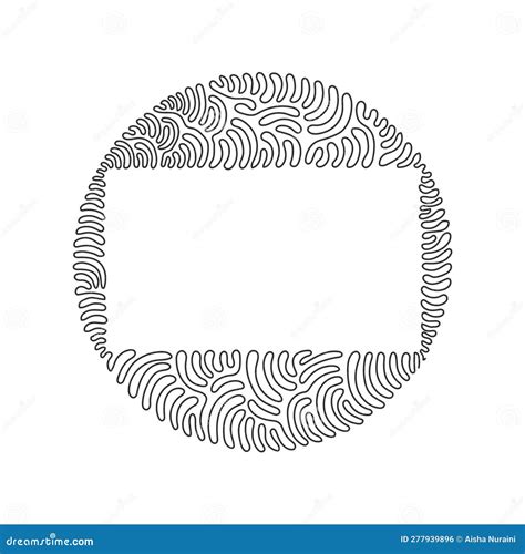 Single Continuous Line Drawing Geometric Shapes Rectangle Icon Simple Line Outline Vector 3d