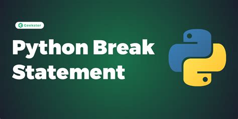 Python Break Statement With Example