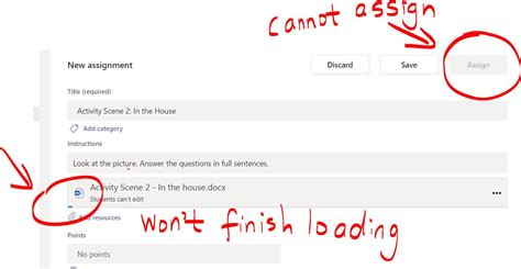 Cant Upload Files To Assignments In Teams Cant Link Documents In