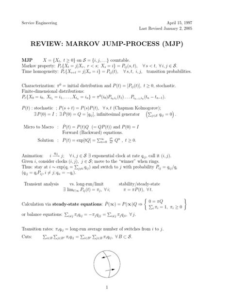 Markov Jump Process Pdf Customer Relationship Management