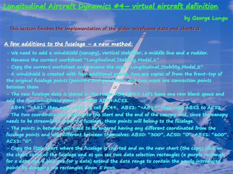 PDF Longitudinal Aircraft Dynamics Virtual Aircraft Definitionexcelunusual
