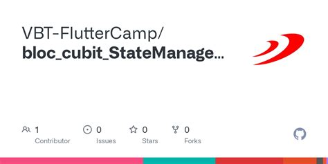 github vbt fluttercamp bloc cubit statemanagement