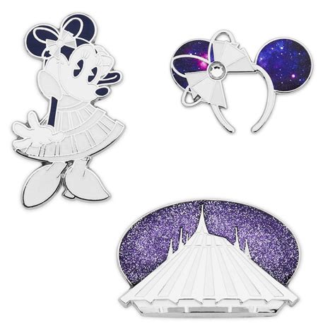 Minnie Mouse The Main Attraction Pin Set Space Mountain Limited
