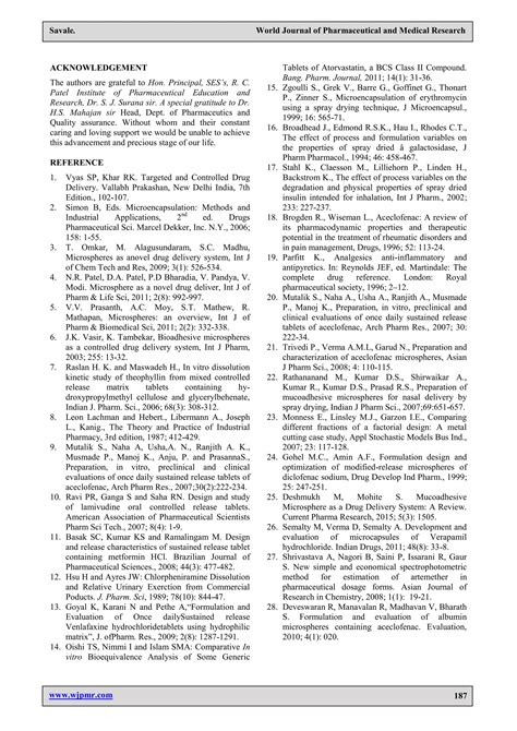 Formulation And Evaluation Of Microspheres With Aceclofenac Pdf