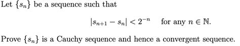 Solved Let Sn Be A Sequence Such That Sn1 Snl
