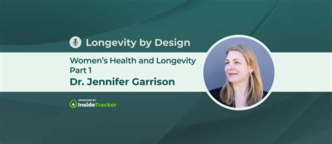 Dr Jennifer Garrison—womens Health And Longevity Part 1