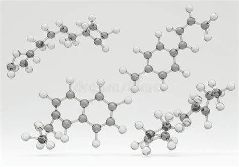 Molecular Structures Depicting Science And Chemistry Concepts Stock Illustration Illustration