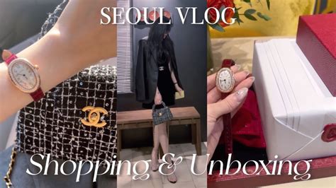 쇼핑 브이로그 까르띠에 베누아 언박싱🛍️ 여자들의 로망 명품시계 5가지 추천ㅣ내돈내산 대기업 제약회사 입사선물🎁 흑백요리사 나야 들기름 곁들인 미슐랭 2스타 권숙수