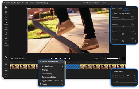Create Freeze Frame Videos Online Fast Easy To Use Flixier
