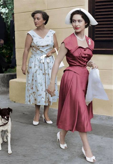 Princess Margaret Dress 1950s Royal Fashion Princess Margaret Style