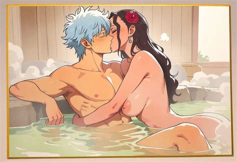 Rule 34 Ai Generated Anime Arms Wrapped Around Partner Beautiful Females Blush Lines Brown