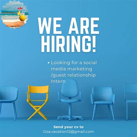 Looking For An Intern In Social Media Marketing Guest Relation