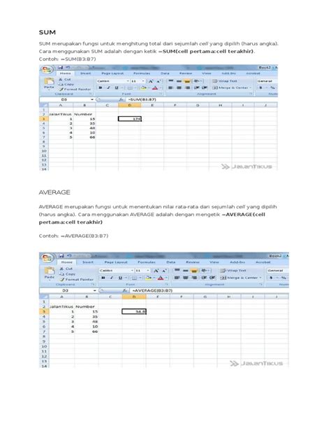 PDF Rumus Ms Exel DOKUMEN TIPS