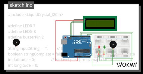 GS Edge GPS Áreas de Pesca Wokwi ESP STM Arduino Simulator