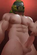 Post DOOM Doomguy Saury