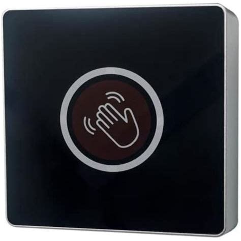 Tuya Smart Wifi And Infrared Exit Button Black
