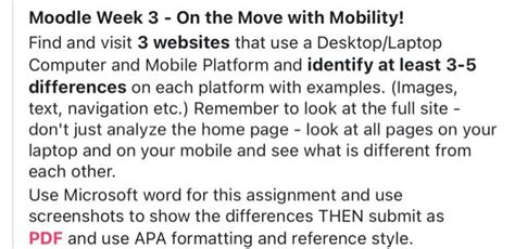 Moodle Monday Week 3 Moodle Week 3 On The Move