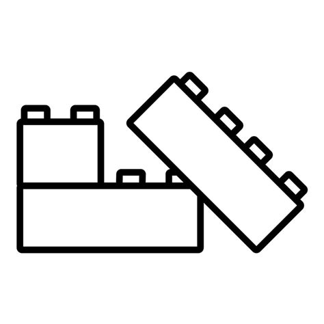 Blocks Line Icon 8283519 Vector Art At Vecteezy