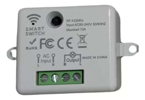 Módulo Interruptor Rf 433 Mhz Sem Fio Controle Remoto Smart