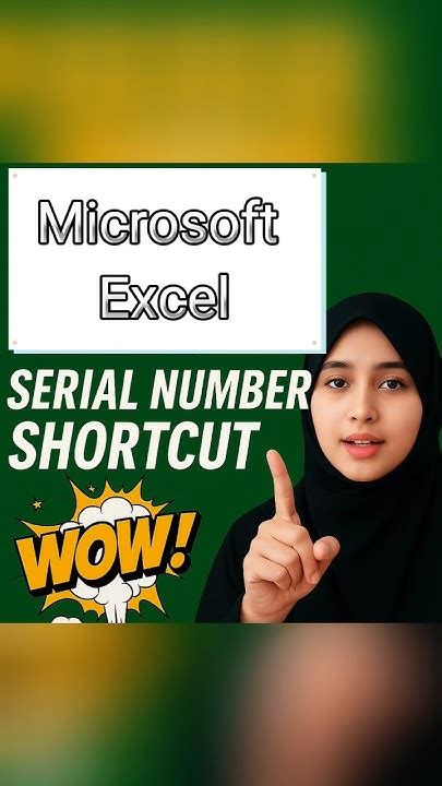 Serial Number In Excel Shortcut Automatic Serial Number In Excel