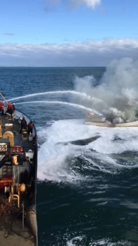 Uscgc Willow Responds To A Mayday Call Aboard F V Tumbex