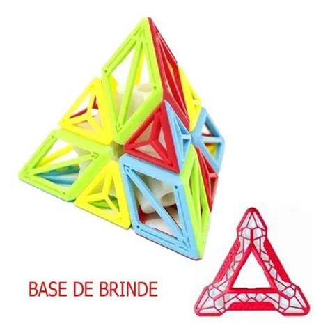 Pyraminx Pyraminx Pyraminx Pyramid Dna Qiyi Professional Magic Cube Marco Sin Pegatinas Color