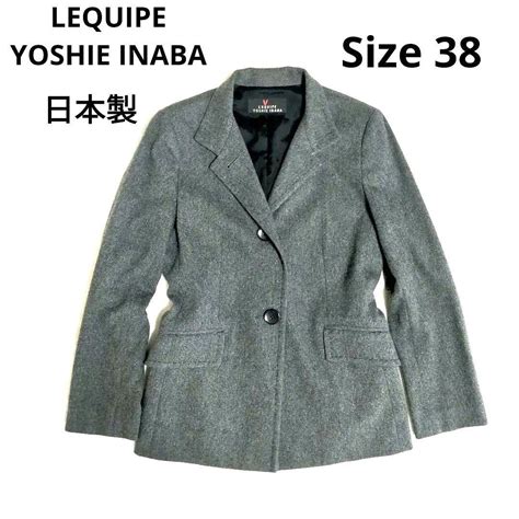 極美品 レキップ イナバヨシエ ジャケット グレー カシミヤ混 By メルカリ