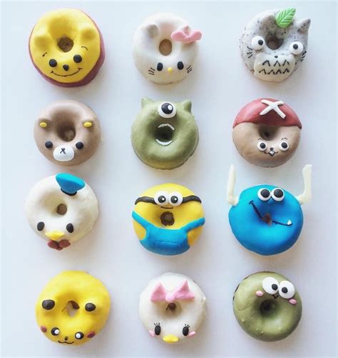 캐릭터 도넛 Disney Desserts Donuts Cute Donuts