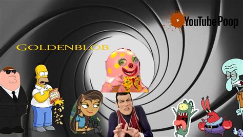 Mr Blobby Golden Blob By Evanlewis On Deviantart