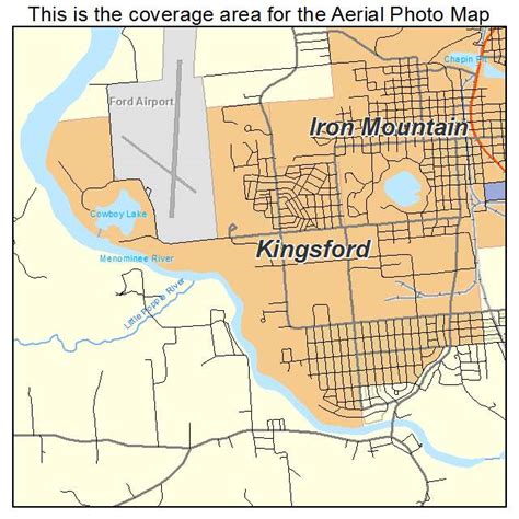 Map Of Kingsford Michigan At George Ashcraft Blog