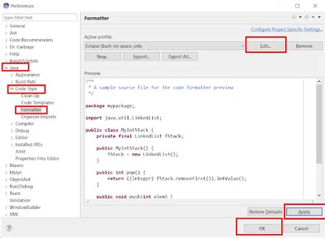 How Use Spaces Instead Of Tabs In Eclipse Java Editor Example