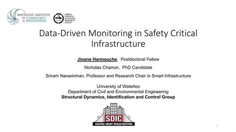 Data Driven Monitoring In Safety Critical Infrastructure Ppt
