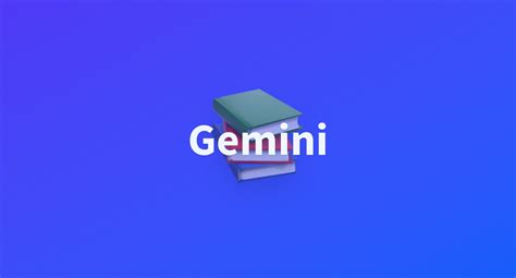 Gemini A Hugging Face Space By Lexoi
