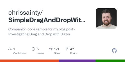 Github Chrissainty Simpledraganddropwithblazor Companion Code Sample